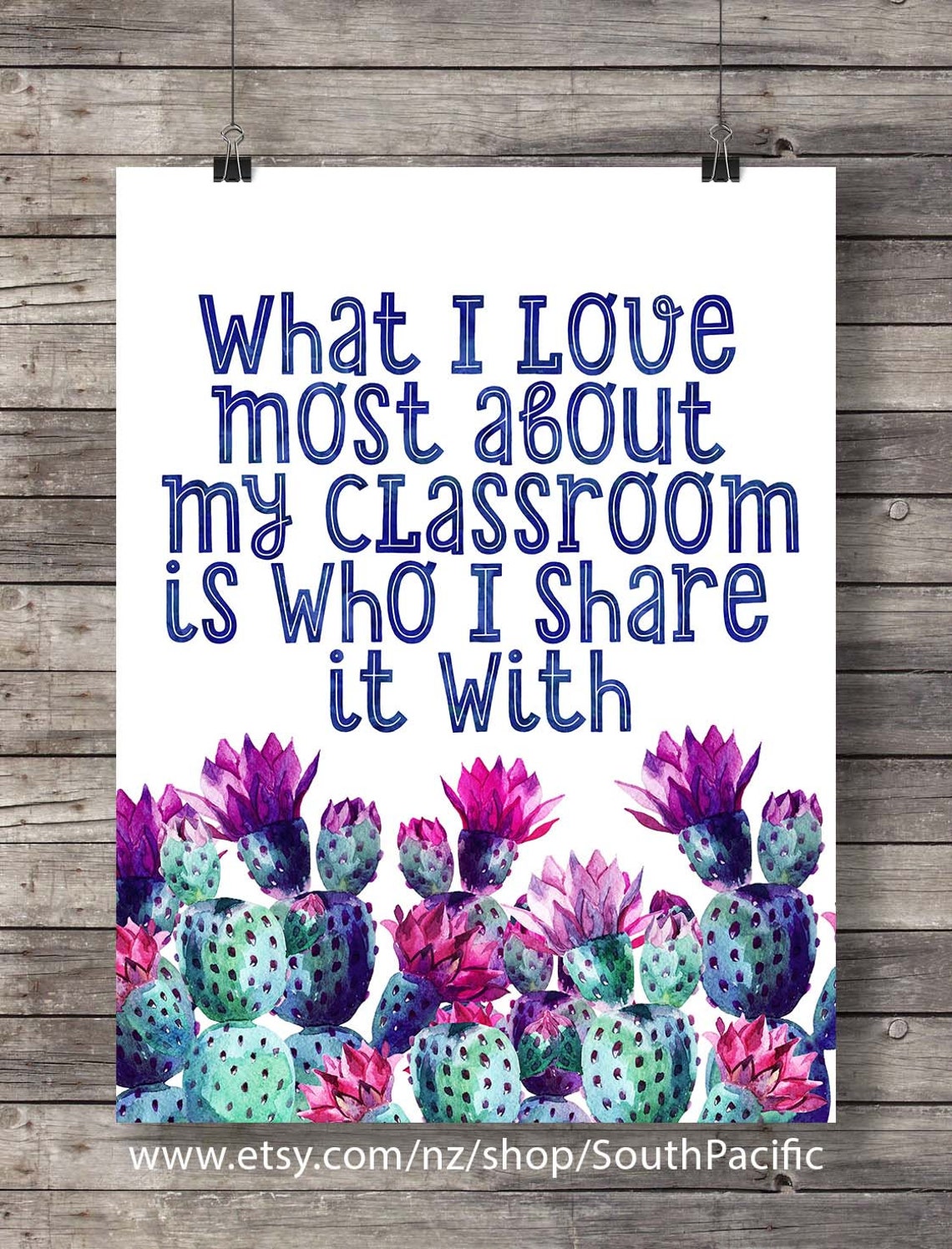 Classroom Decor Printable Art What I Love Most About My Classroom is ...