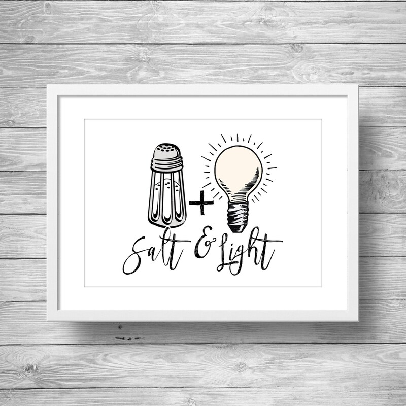 Salt and Light - Etsy
