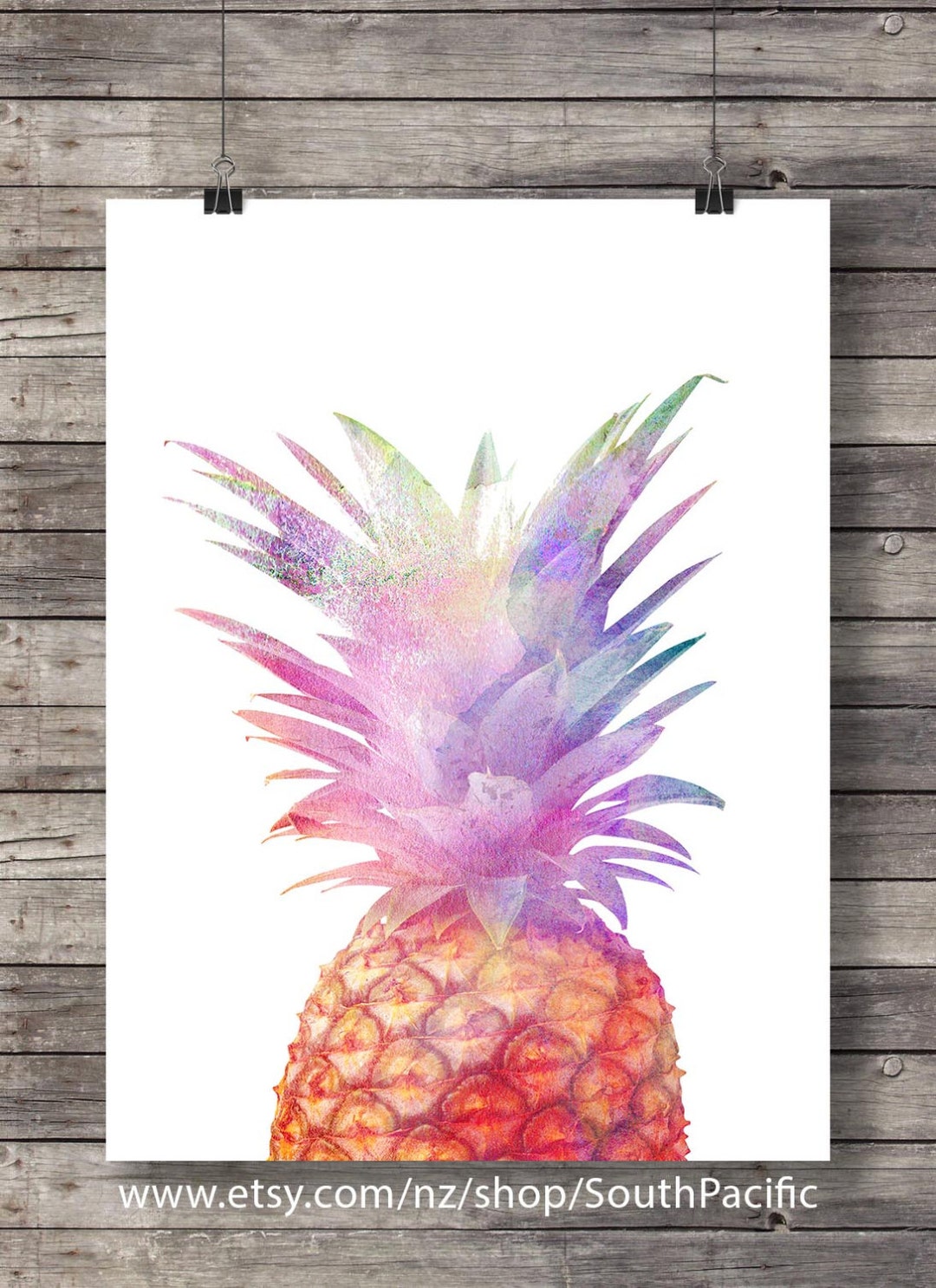 Aquarelle dananas effrontée Ananas Art imprimable décor tropical ...