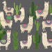 Alpaca Llama Digital Clip Art Png Files Cactus Clip Art Cacti - Etsy