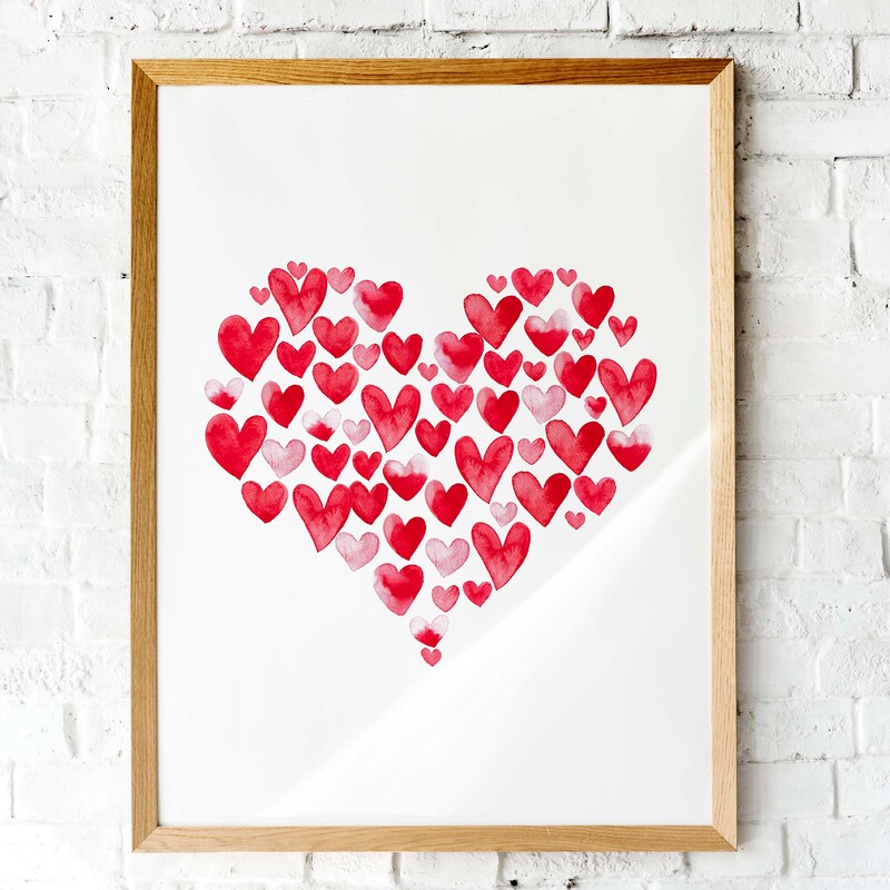 Printable Heart - Etsy