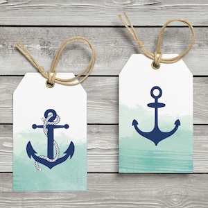 Gift Tags Printable Nautical Gift Tags Birthday Gift Tags - Etsy Canada