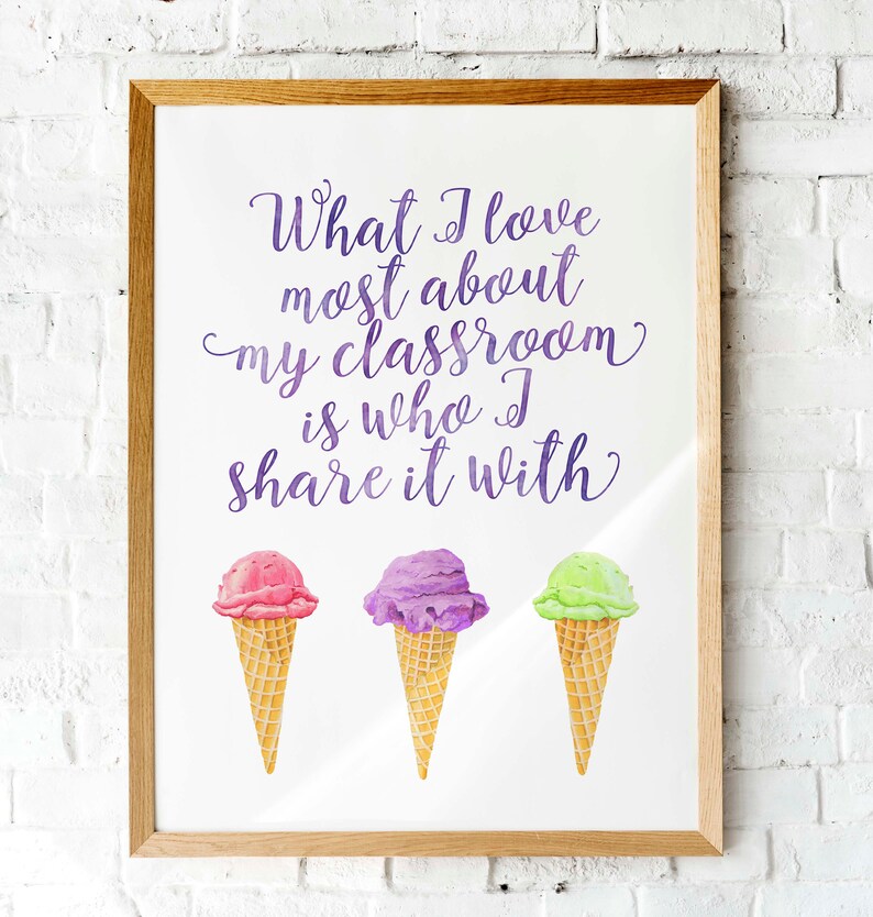 Classroom Art What I Love Most About My Classroom Printable - Etsy