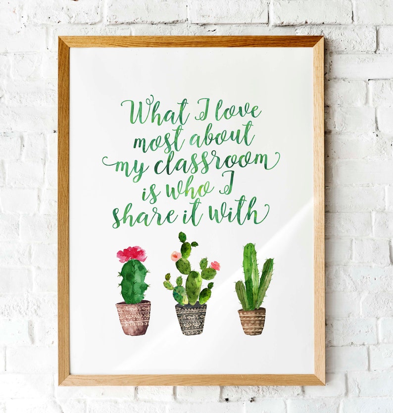 Classroom Printable Art What I Love Most About My Classroom is | Etsy ...