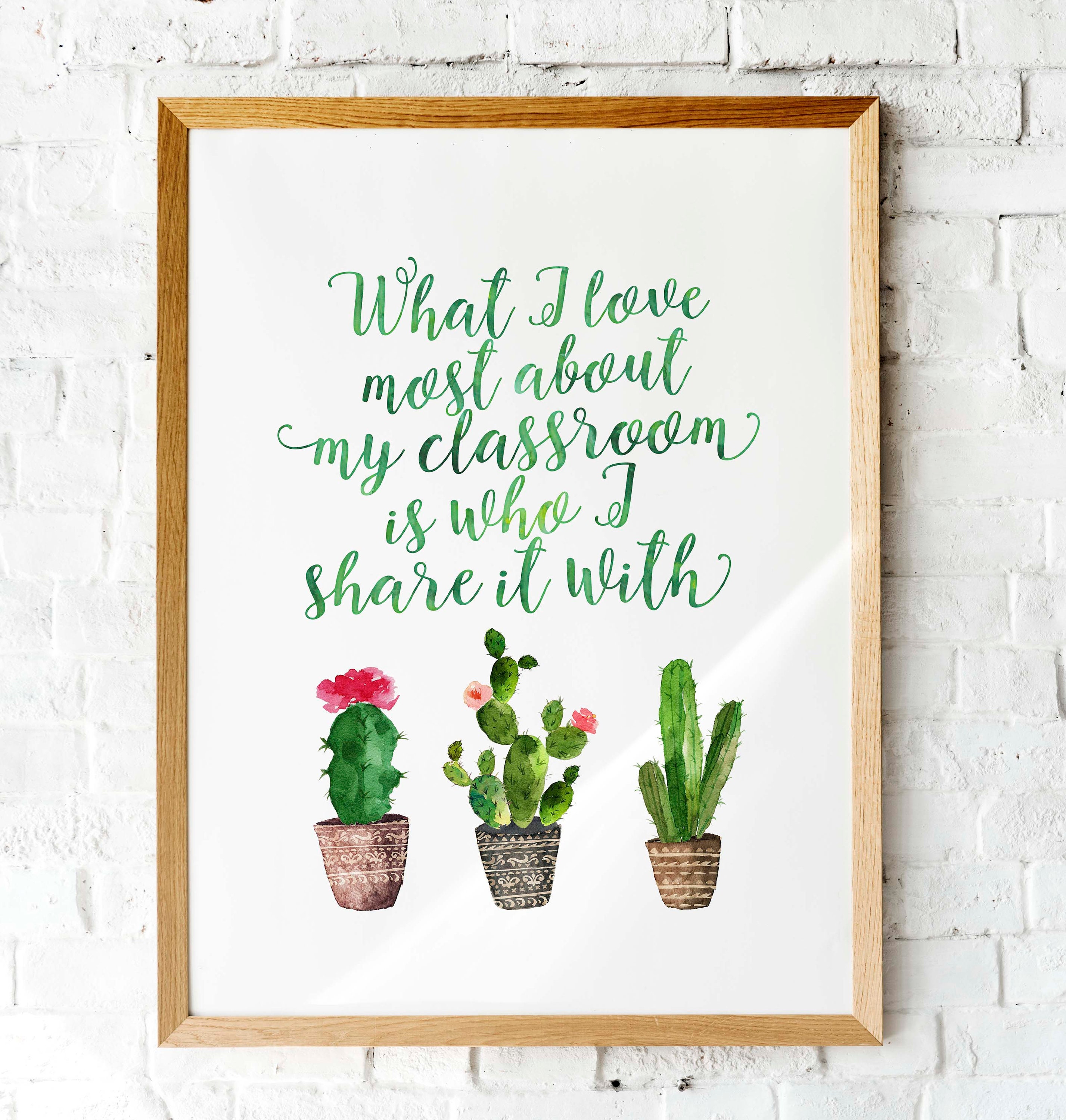 Classroom Printable Art What I Love Most About My Classroom is - Etsy ...