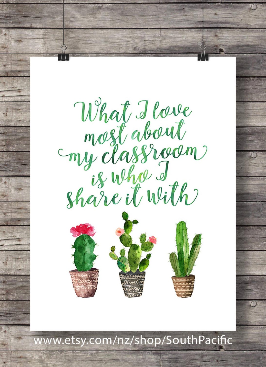 Classroom Printable Art What I Love Most About My Classroom is | Etsy ...