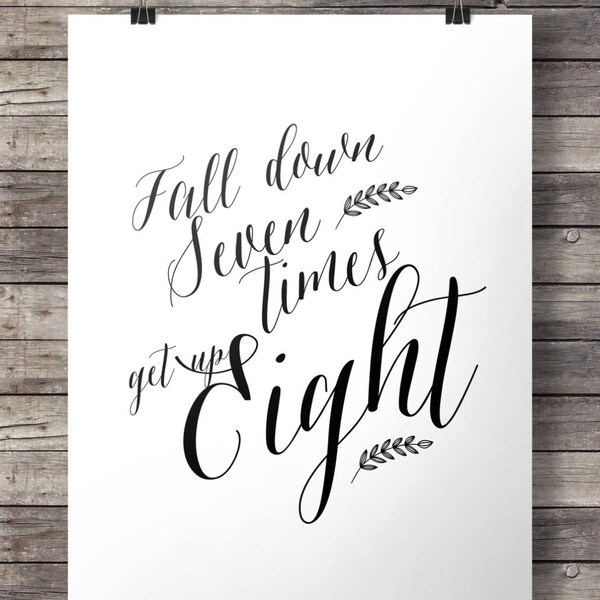 Fall Seven Times - Etsy