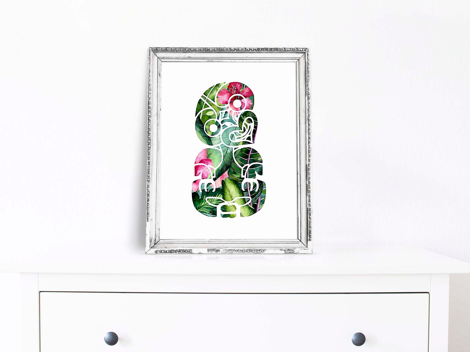 Printable Watercolor Tiki Gift Tags Tropical New Zealand - Etsy Australia