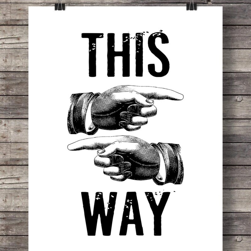 Pointing Hand - Etsy