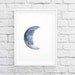 Printable Art Moon Phases Print Full Moon Half Moon Printable - Etsy