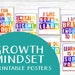 Set of 8 Growth Mindset Classroom PRINTABLE Posters Rainbow - Etsy