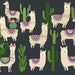 Alpaca Llama Digital Clip Art Png Files Cactus Clip Art Cacti - Etsy