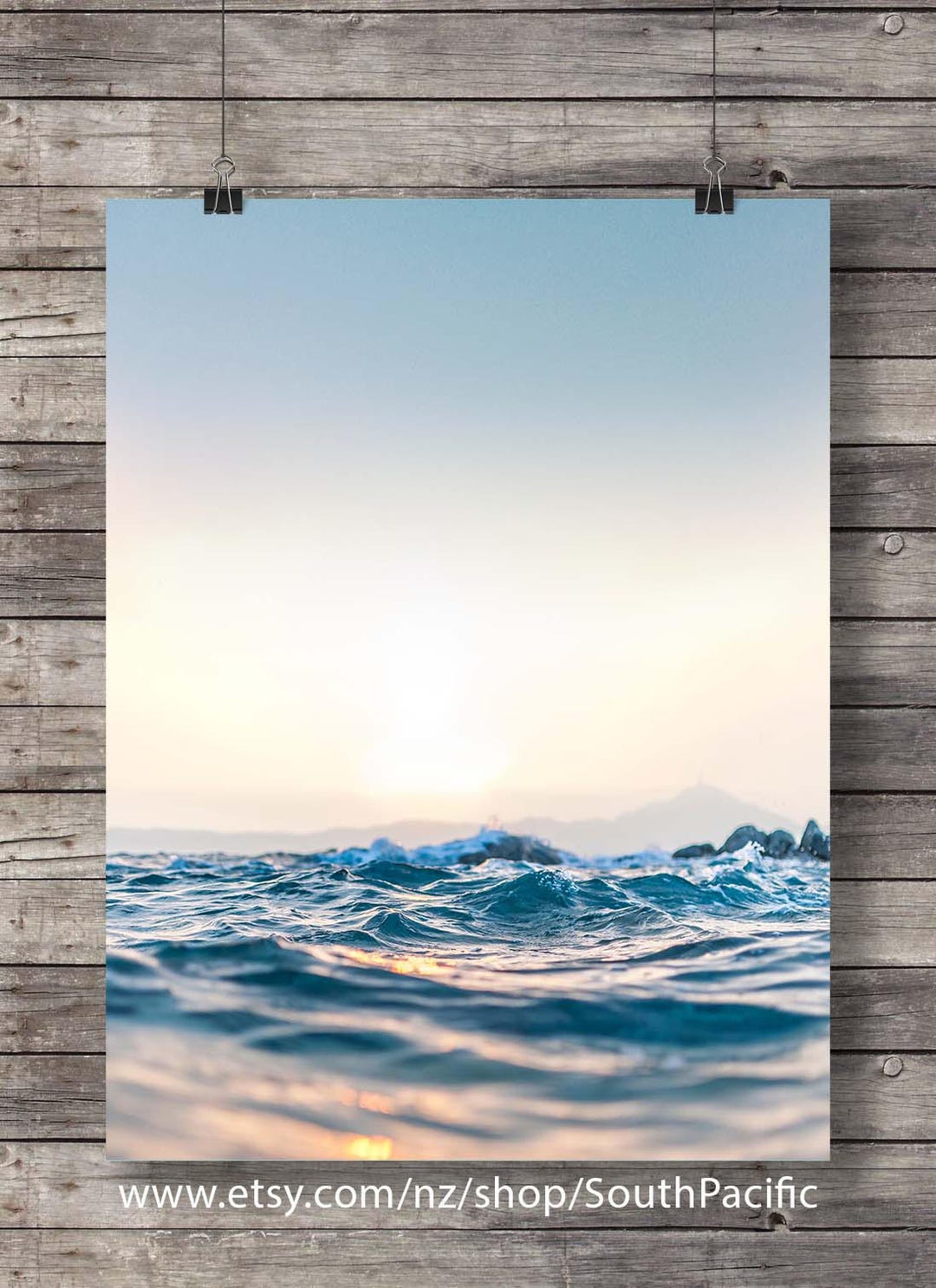 Ocean Print Printable Art Nautical Wall Art Digital Print Sea Photo ...