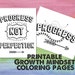Set of 8 Growth Mindset, Classroom Printable Coloring Pages, Mindset ...