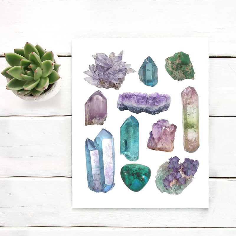 Crystal Print - Etsy