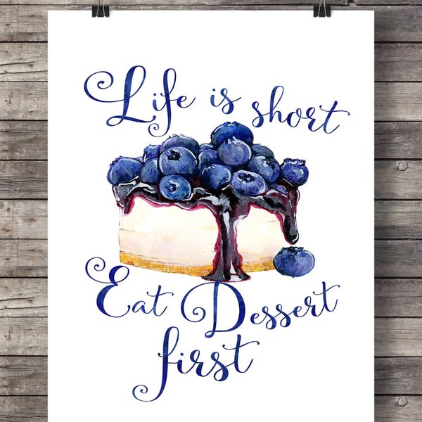 Eat Dessert First - Etsy