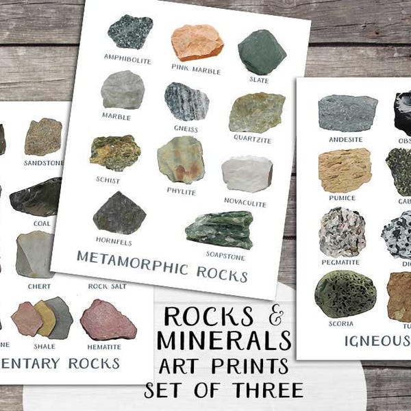 Rocks and Minerals - Etsy