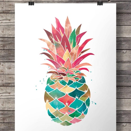 Printable Digital Download Blue Watercolor Minimalist | Etsy