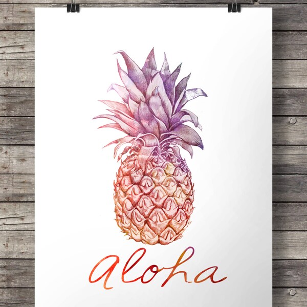 Aloha Printable Art - Etsy