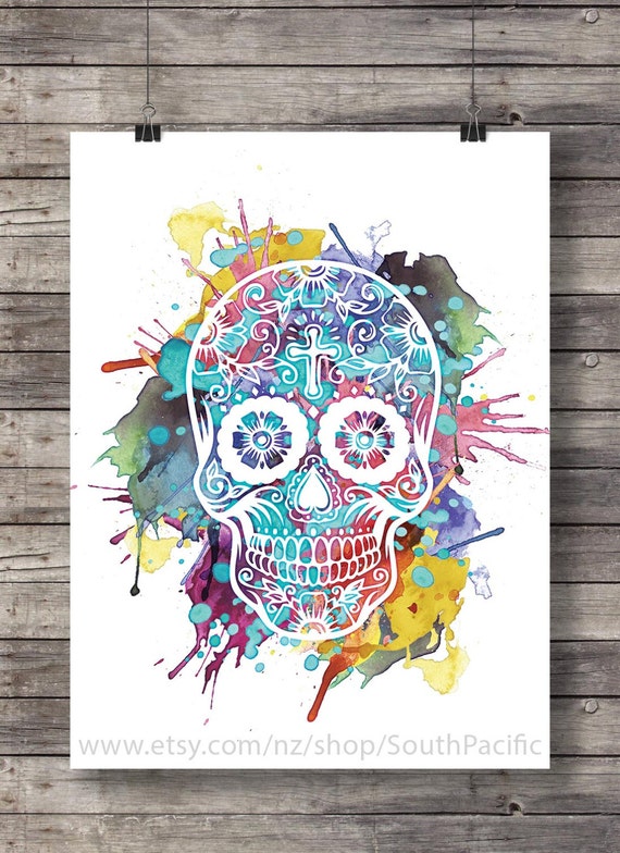 Realistische Suikerschedel Tekening Leven En Dood Een Schedel