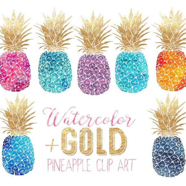 Pineapple Clip Art - Etsy