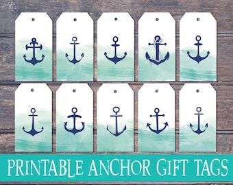 Nautical Gift Tags - Etsy