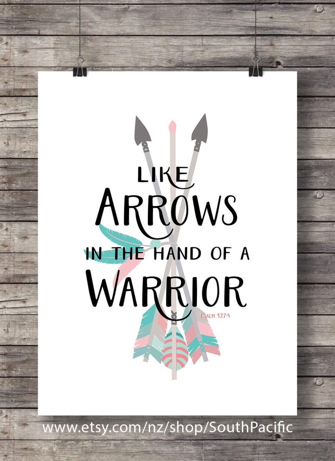 Bible Journaling Arrows Print Like Arrows in the Hand of a Warrior ...