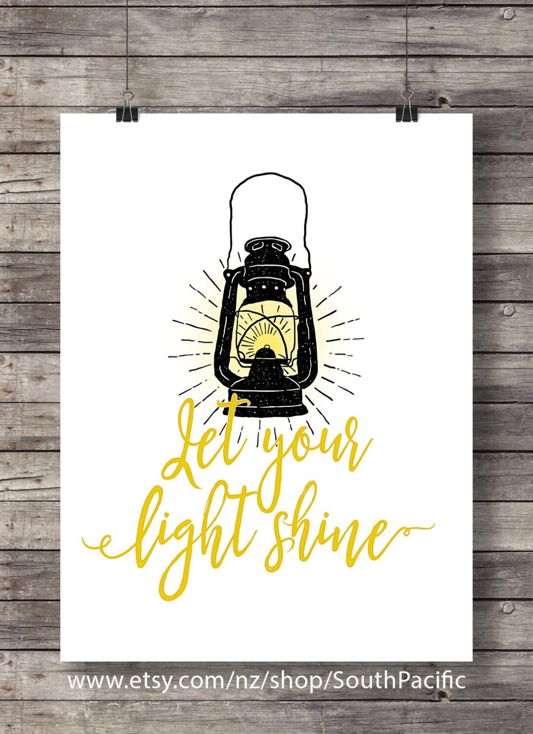 Let Your Light Shine Printable Art Hand Lettering. Scripture Wall Art ...