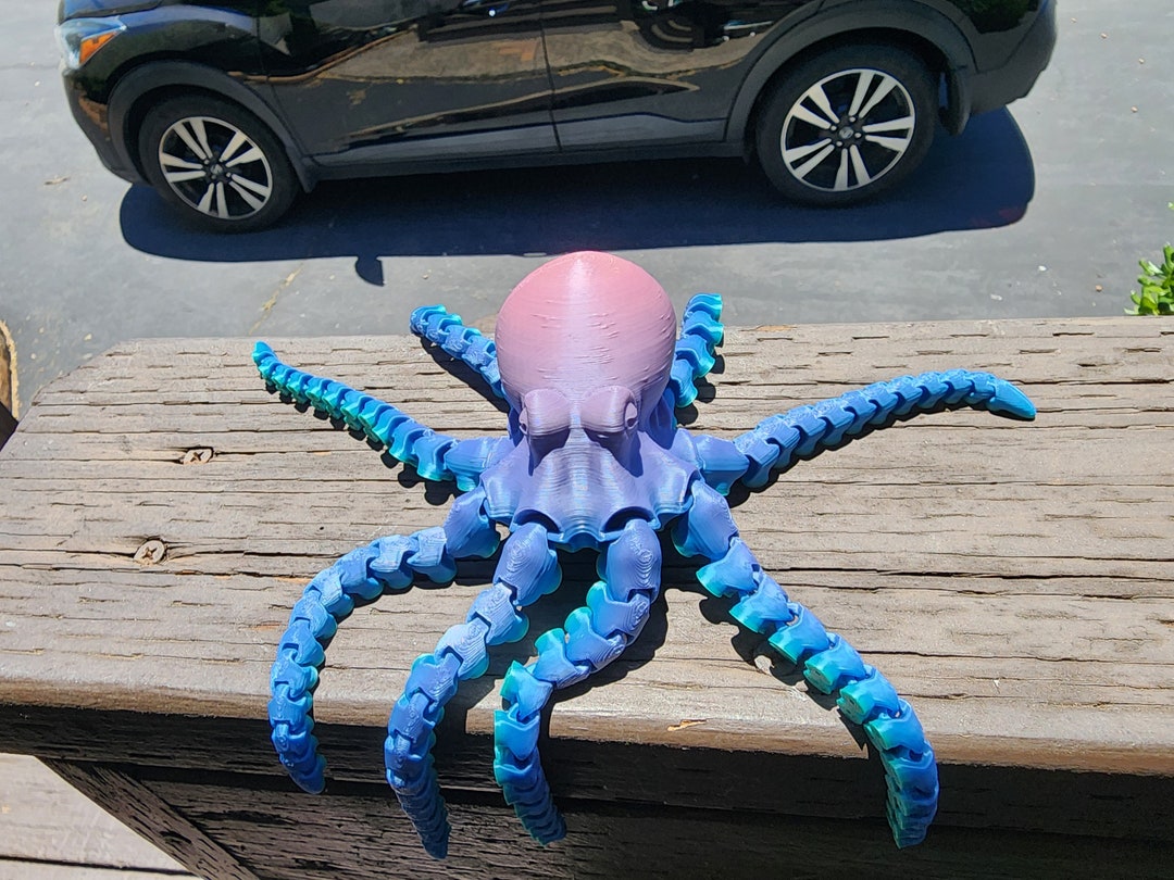 Flexi Octopus Sensory Toy Figurine - Etsy