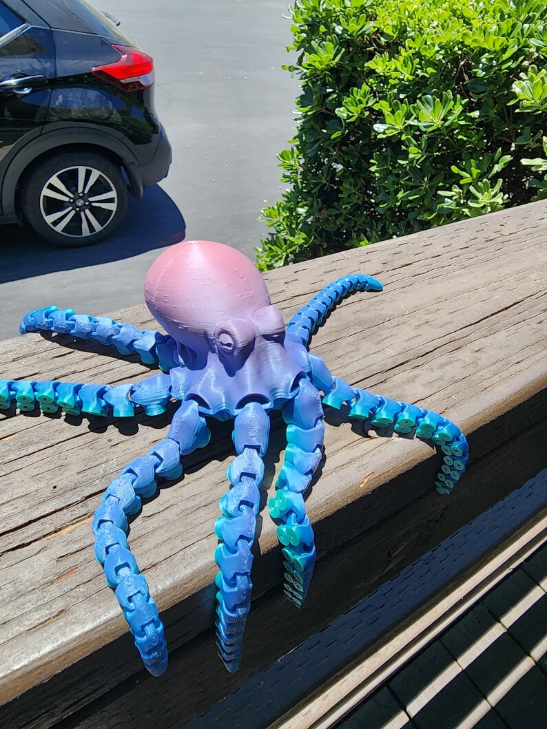 Flexi Octopus Sensory Toy Figurine - Etsy