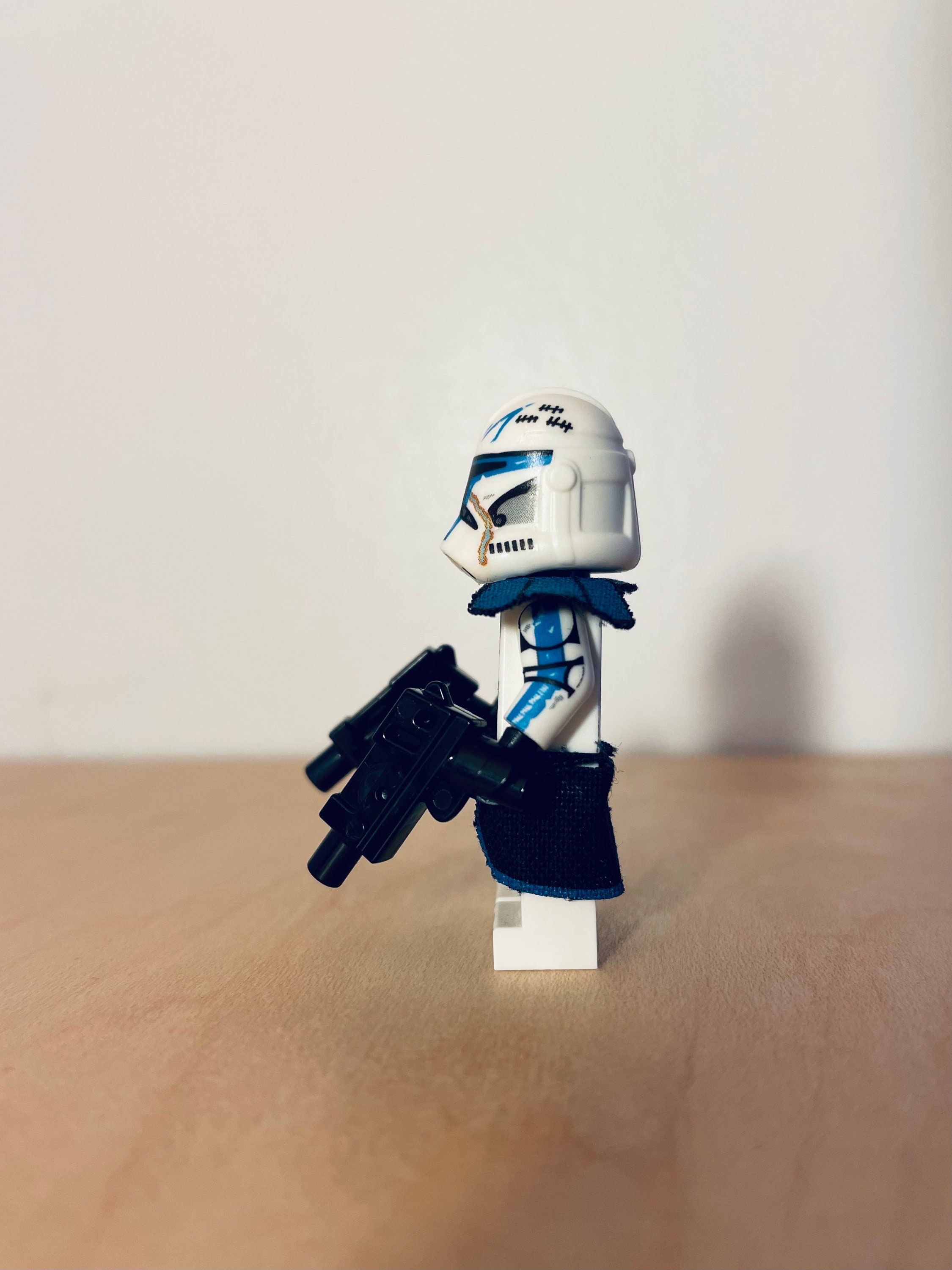 P2 Lego Captain Rex Clone Minifigure Custom Decal with Cloth - Etsy