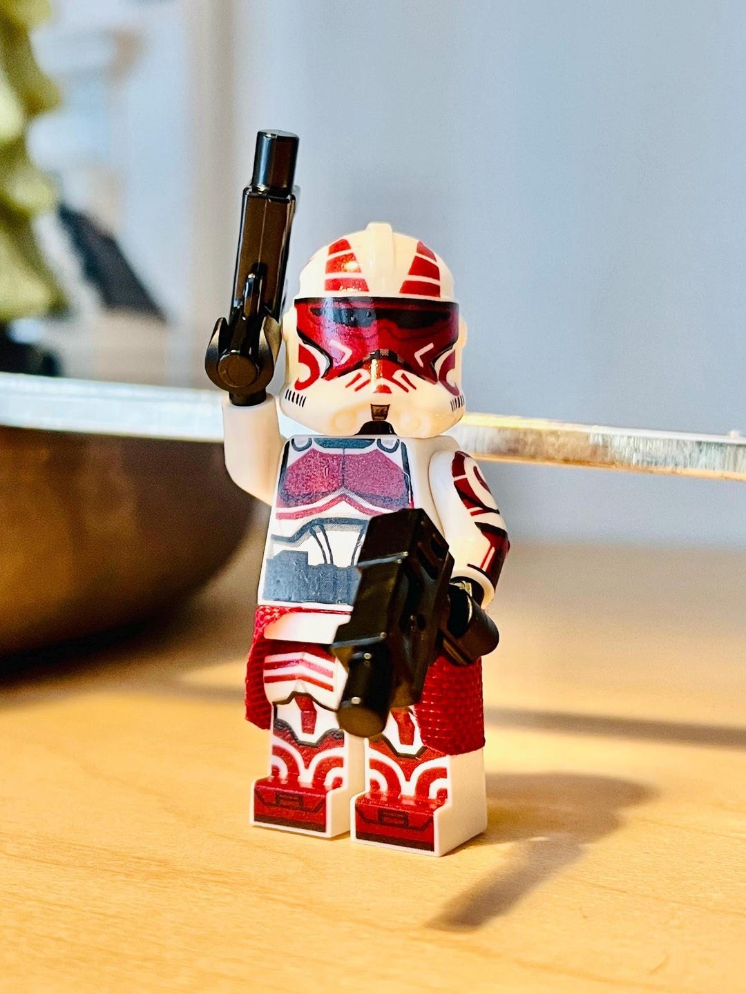 P2 Lego Commander Wolffe Clone Minifig Custom Decal - Etsy