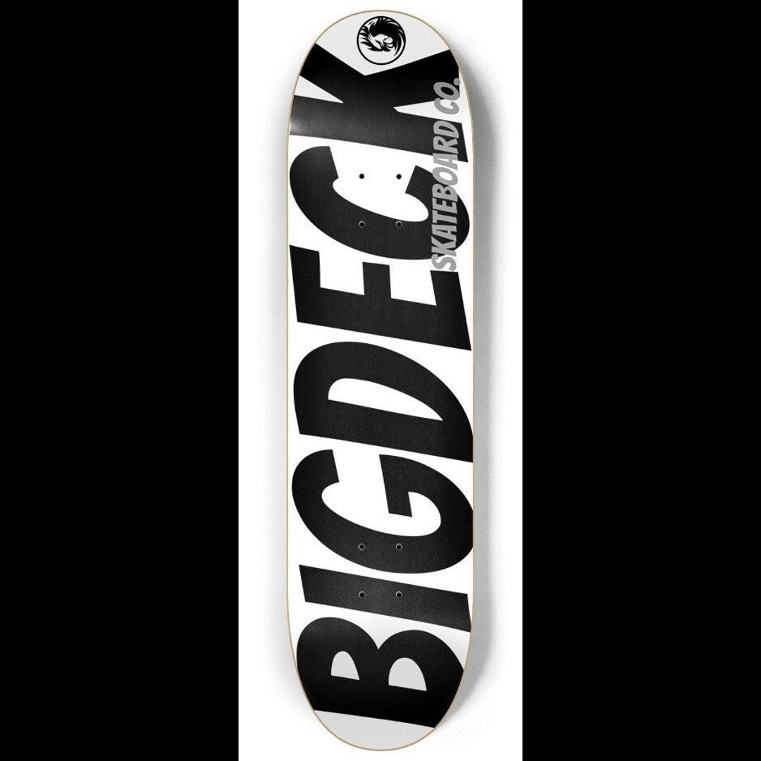 Big Deck Logo Skateboard Deck - Etsy