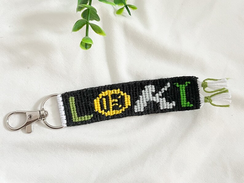 Loki Marvel Handmade Keychain Friendship Bracelet - Etsy