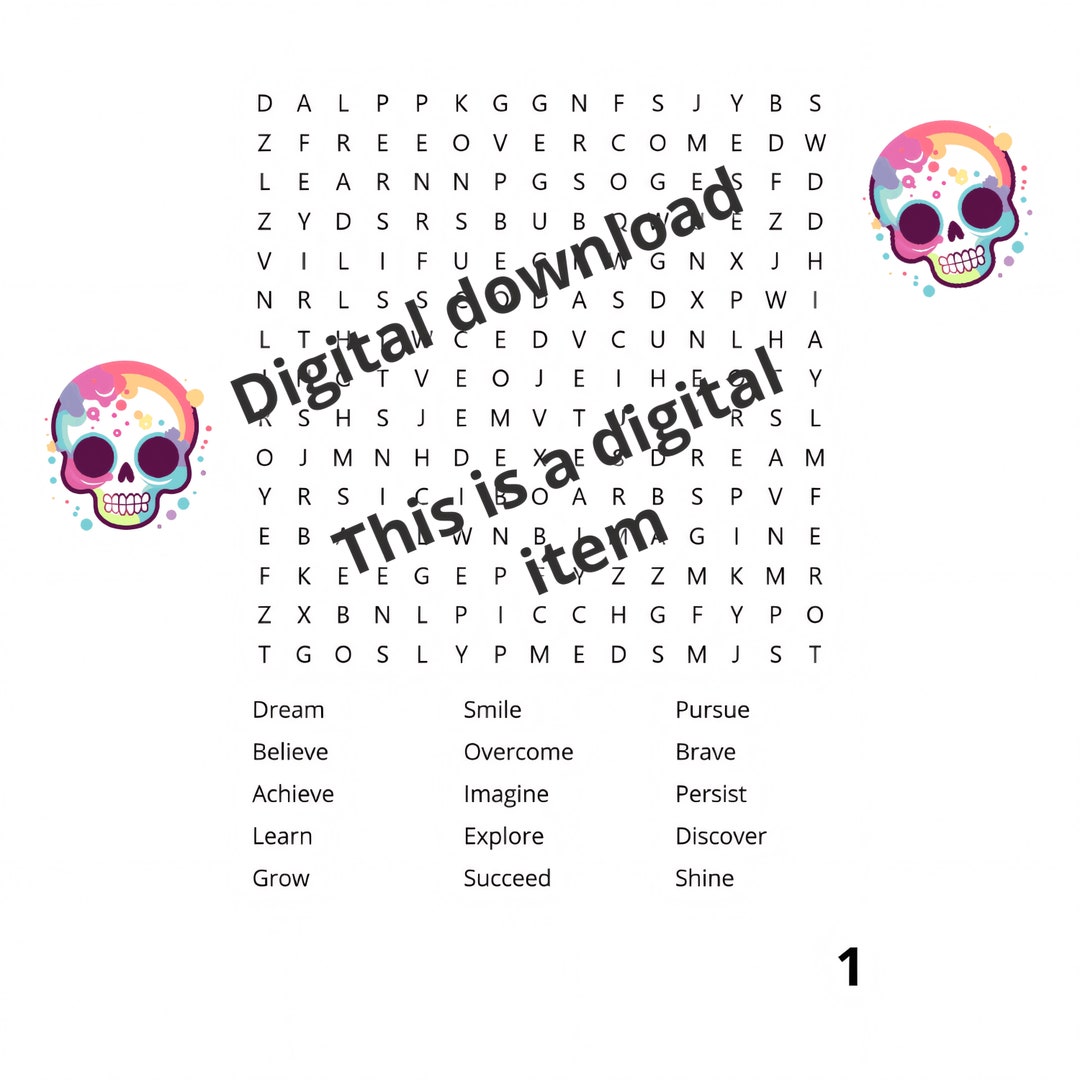 Printable Word Search Activities for Kids & Adults Answer Key - Etsy