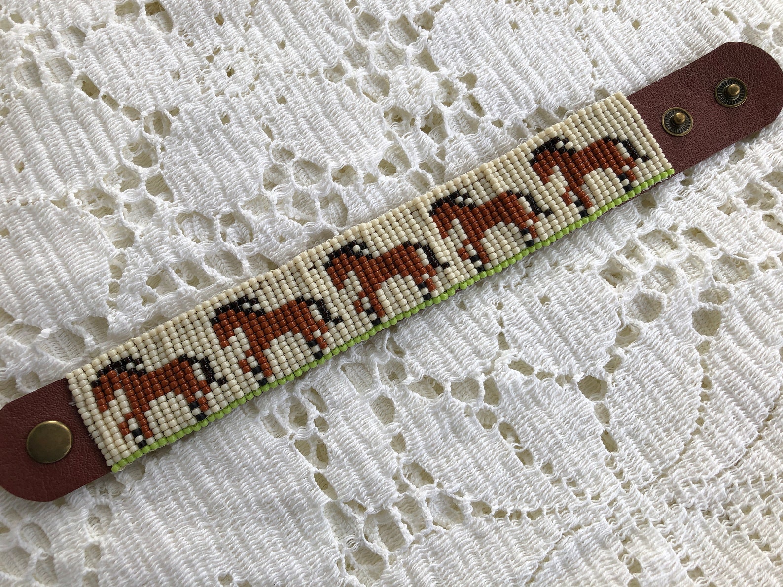 Trotting Horses Pattern for Bead Loom, Horse Beadwork Design, Horse ...
