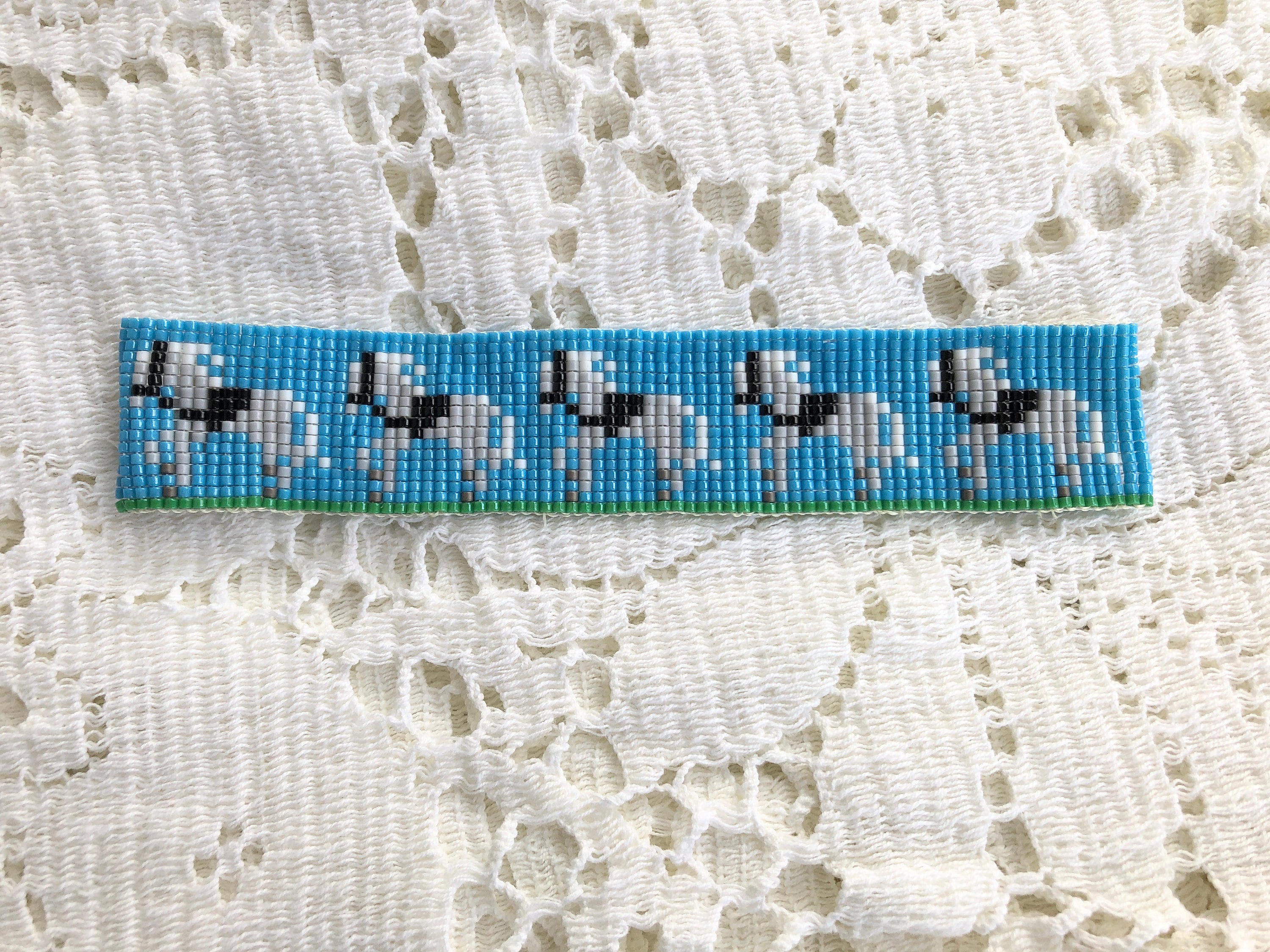 Trotting Horses Pattern for Bead Loom, Horse Beadwork Design, Horse ...
