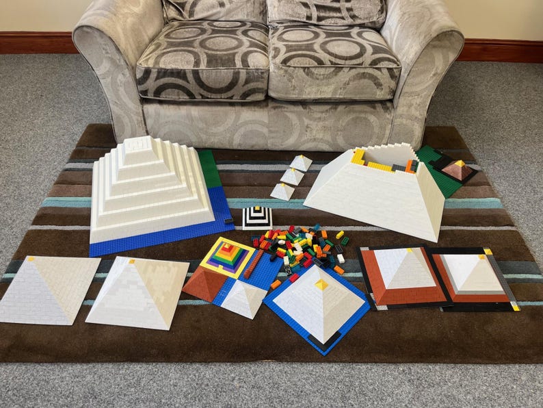 Pyramid Slope Brick STL | 3D Printable Construction Block | Digital ...