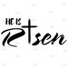 He is RISEN Svg, Jesus Svg, RISEN Svg, Cross Svg - Etsy