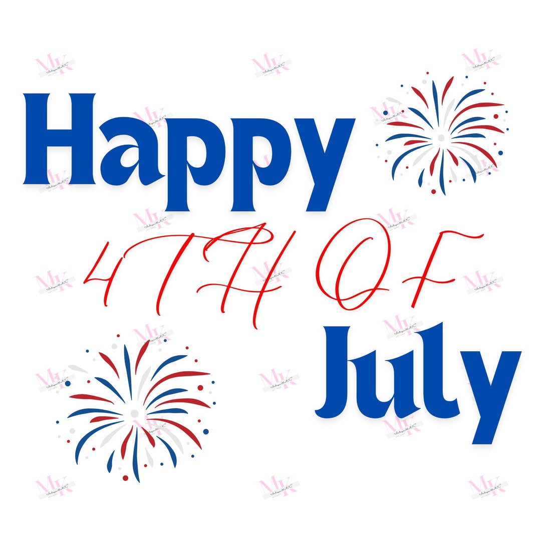 Happy 4th of July SVG, Happy 4th SVG, July SVG, 4th of July Svg - Etsy