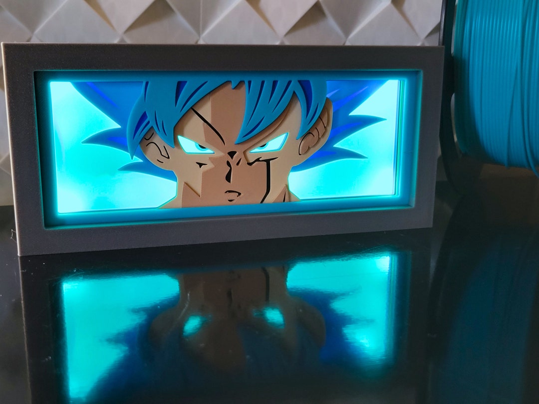 SSB Goku RGB Light Box - Etsy