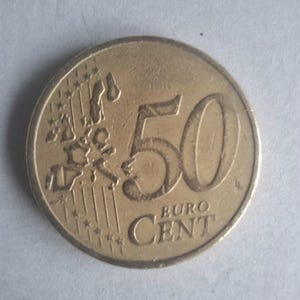 Rare Find of a Circulated 1rst Edition 2002 50 Cent Euro Coin From ...