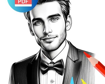 Coloring Page-line Art Drawing for Coloring,adult and Children Coloring ...