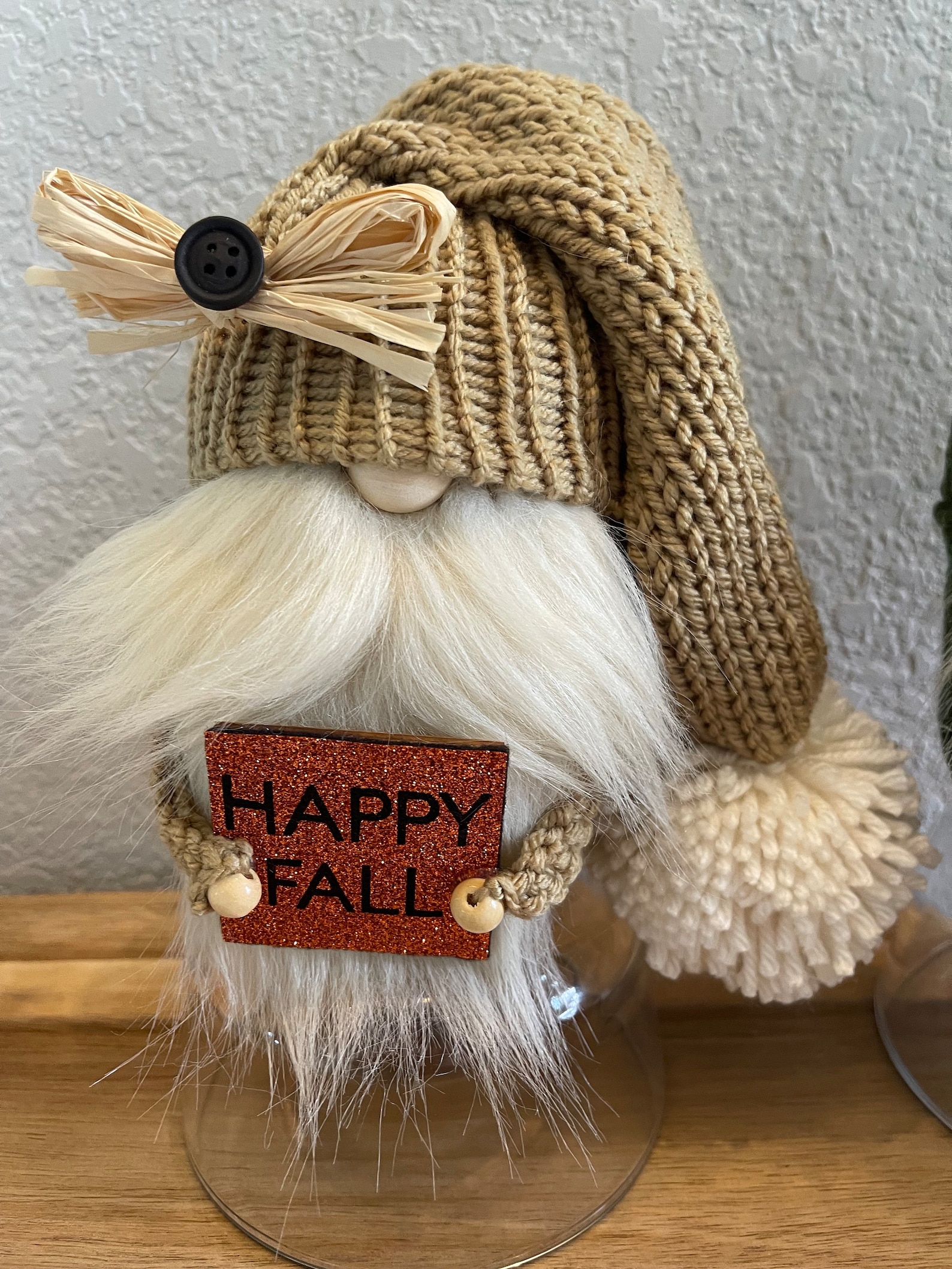 Fall Gnome , Handmade Gnome, Home Decor, Three Tier Tray Decor ...