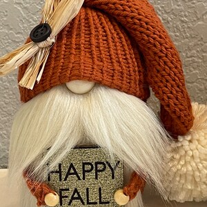Fall Gnome , Handmade Gnome, Home Decor, Three Tier Tray Decor ...