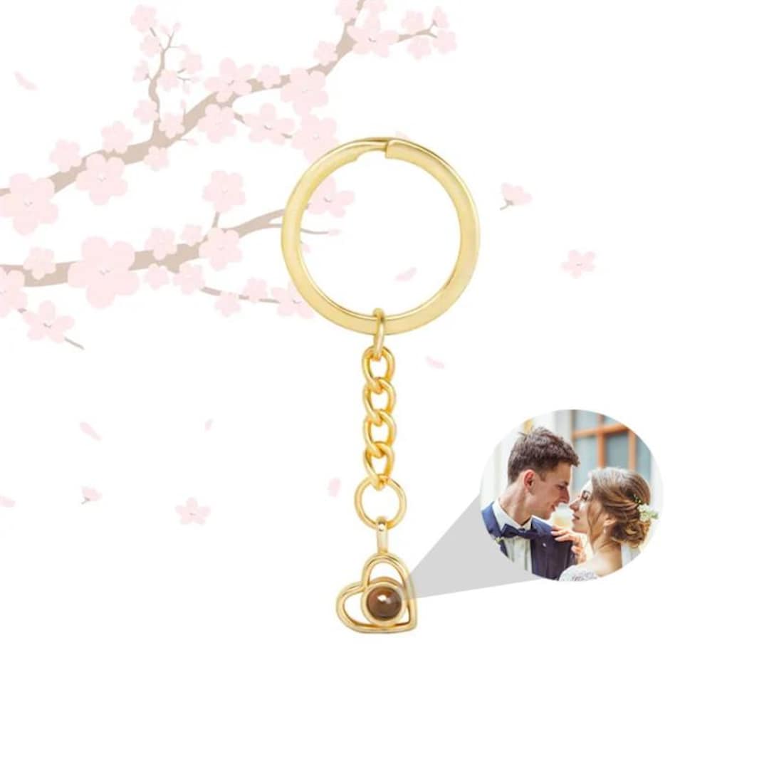 Projection Photo Keychain-custom Photo Heart Keychain-drive Safely ...