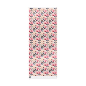 Vintage Rose Floral Premium Wrapping Paper Roll - Eco Friendly Gift ...