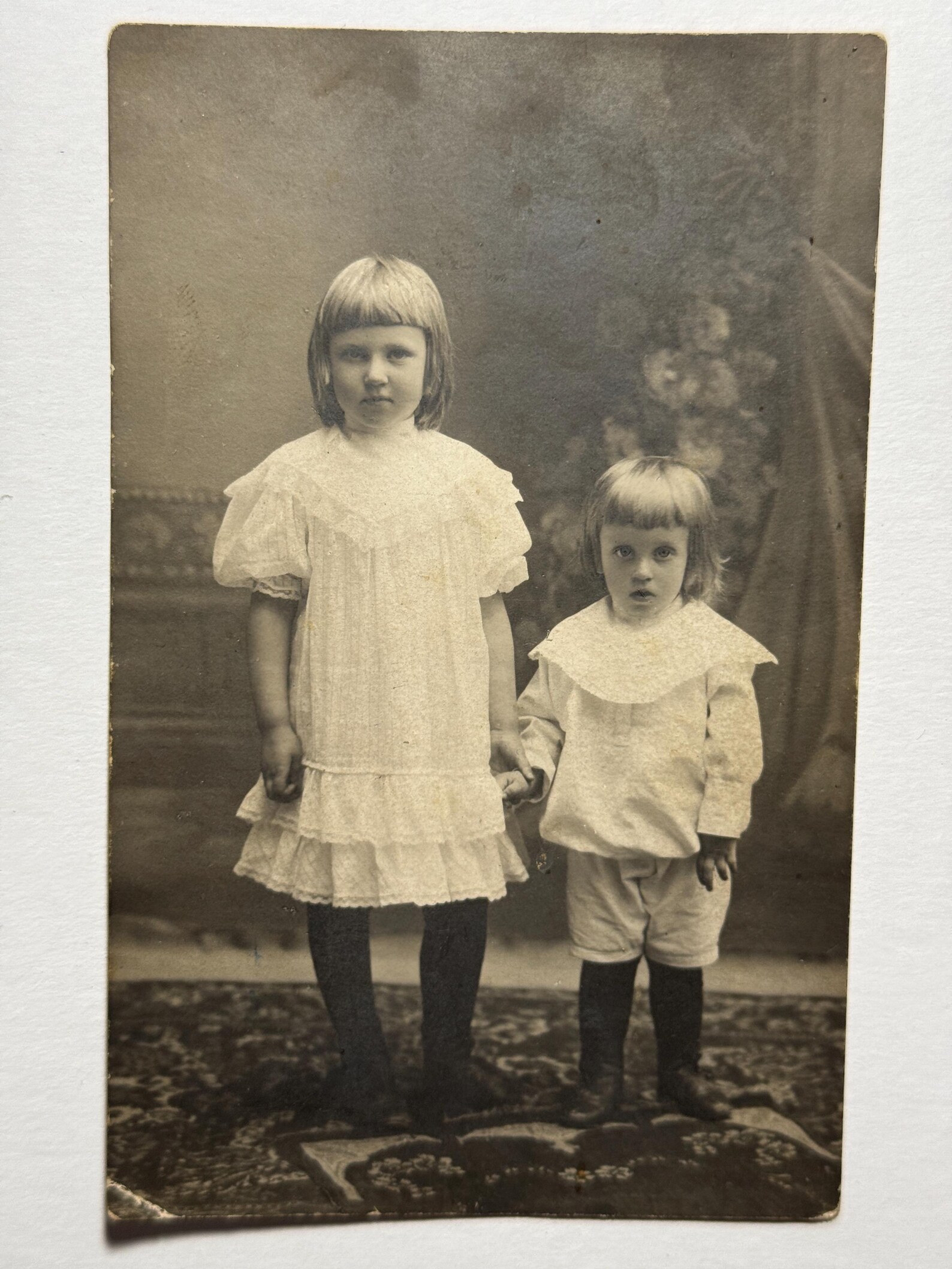 Antique Photo Tsarism Kids Pretty Little Child Snapshot 1900s History ...