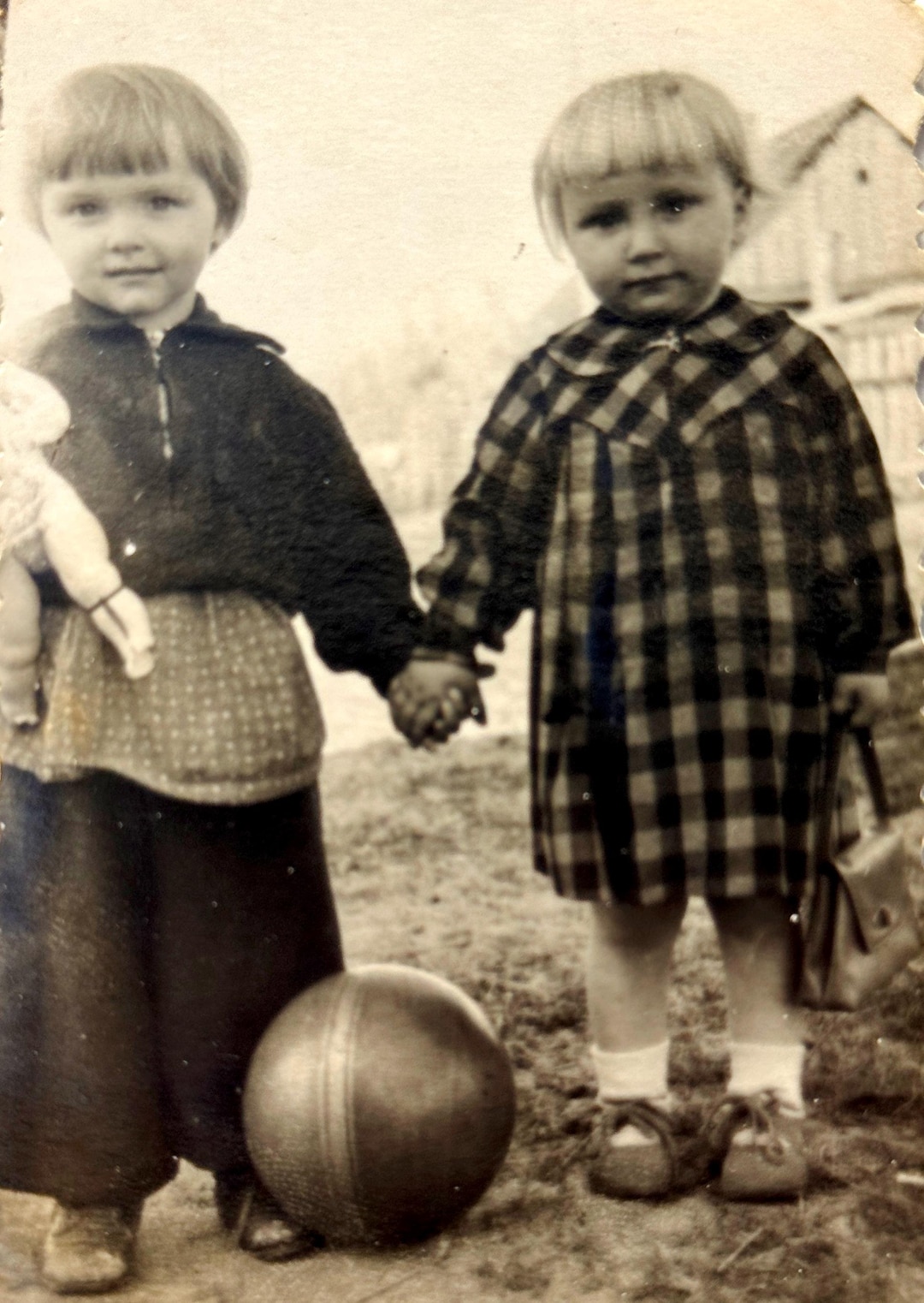 Vintage 1940s USSR Photo – Soviet Child Portrait – World War II Era ...