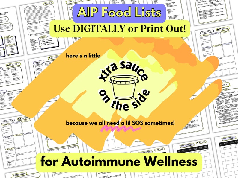 AIP Food List Bundle for Autoimmune Wellness on the Autoimmune Protocol ...